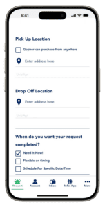 Gopher: The Any Delivery, Any Task, Any Time App