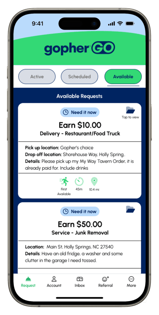 Become a Gopher: Find Flexible Work & Earn More with Gopher Go
