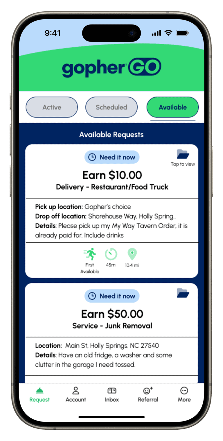 Become a Gopher: Find Flexible Work & Earn More with Gopher Go